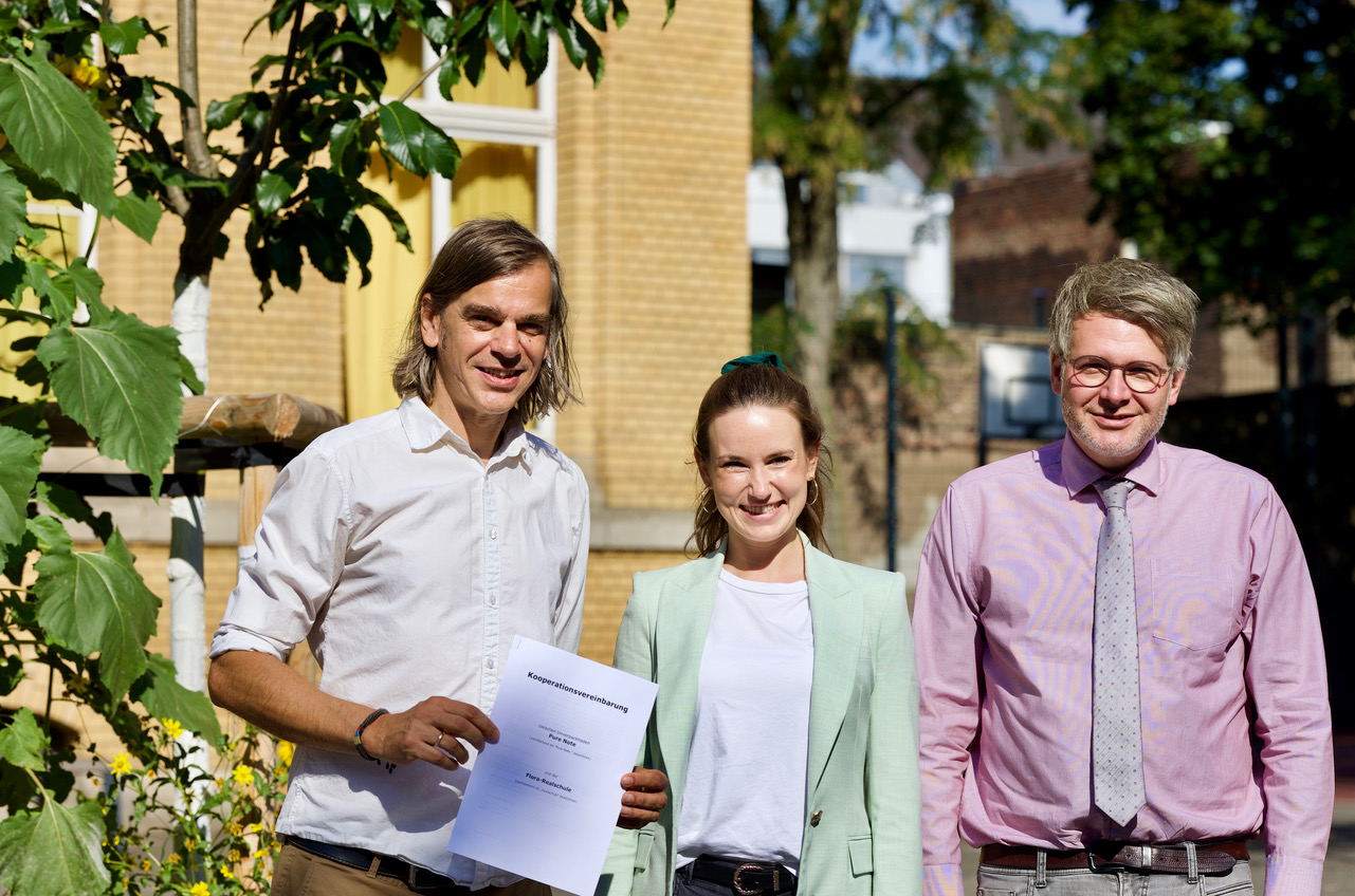 Pure note und die Flora kooperieren – Städt. Flora-Realschule